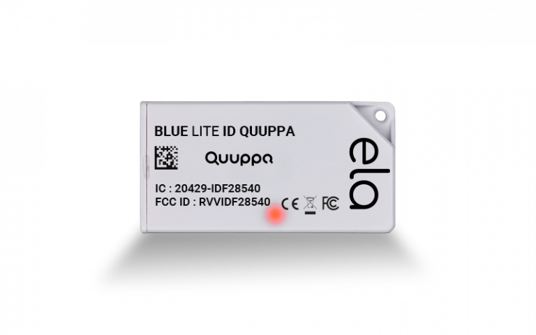 Badge de localisation haute précision QUUPPA - ELA Innovation