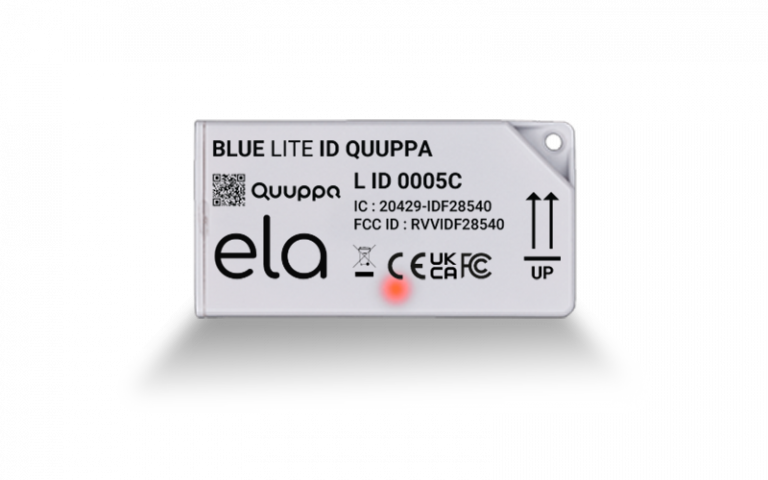 QUUPPA-certified tracking tag - Blue LITE ID Quuppa