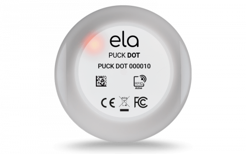 Active RFID high precision location badge - ELA Innovation