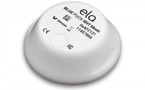 Temperature & humidity sensor Wirepas Mesh - Blue PUCK RHT MESH